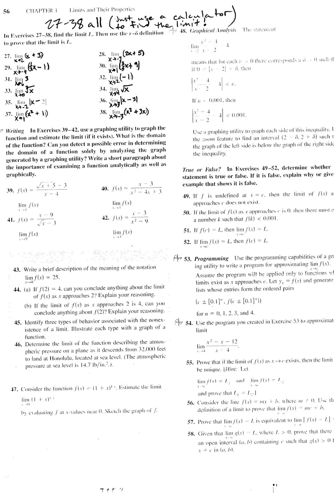 Mr Suominens Math Homepage Evaluating Limits Graphically