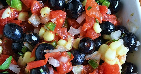 Red White and Blueberry Salsa | Life Tastes Good