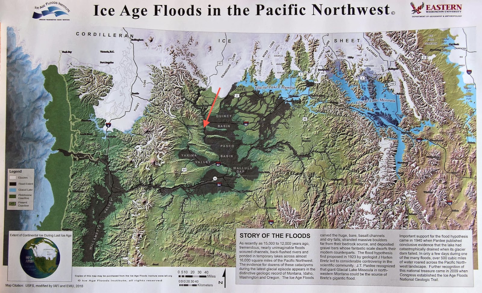 Last Ice Age Map Pnw