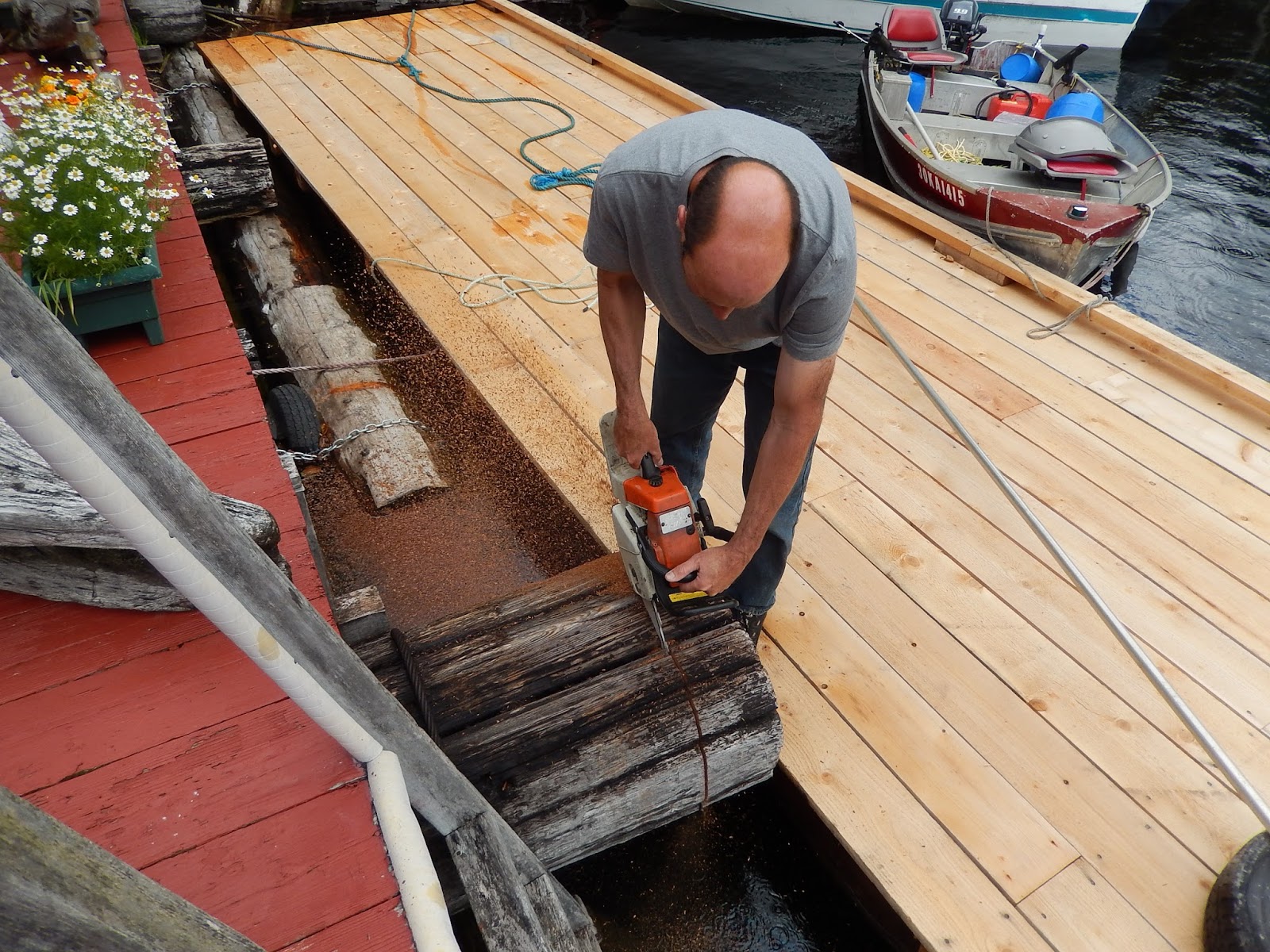 Powell River Books Blog: A New Front Deck