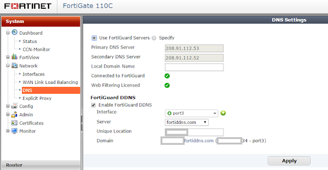 ITFinities.Com: การเปิดใช้งาน DDNS บน Fortigate เพื่อใช้งาน DDNS บน FortiGuard พร้อมวิธีทำ DDNS ...