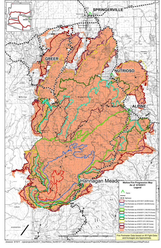 CFN - CALIFORNIA FIRE NEWS - CAL FIRE NEWS : Arizona: AZ-ASF-Wallow ...