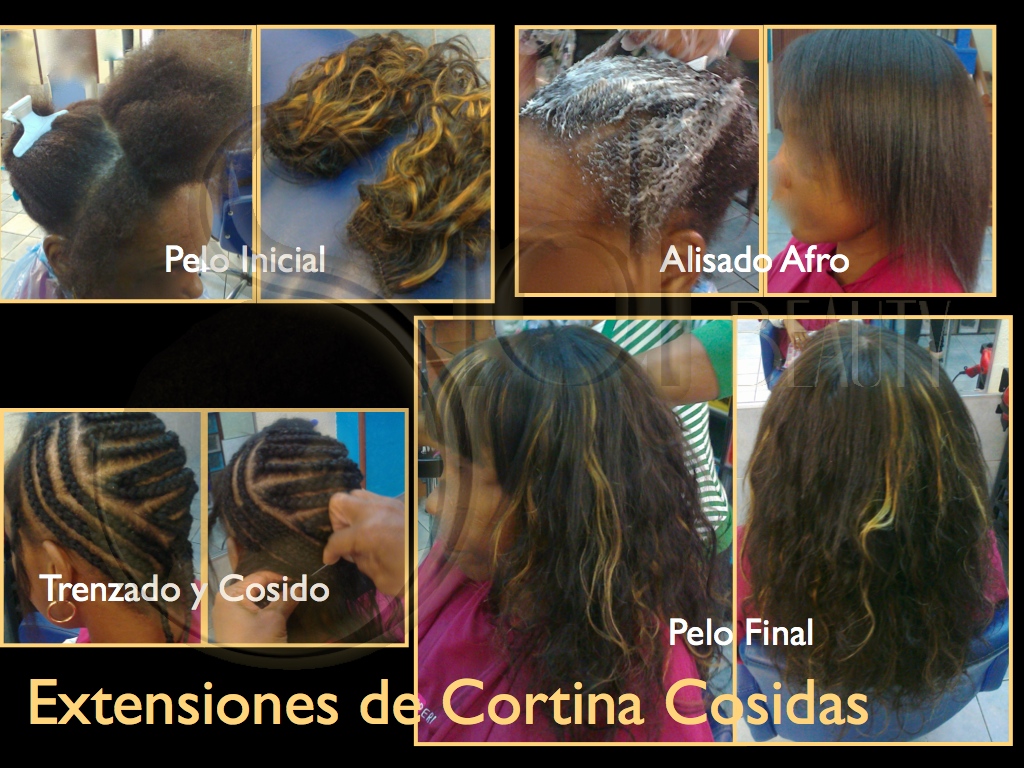 Extensiones de Cortina Cosidas
