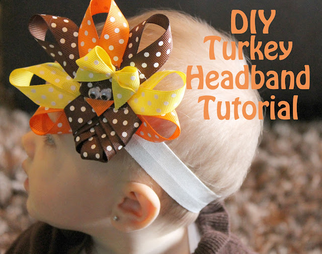 Turkey Headband Tutorial | Mommy's Little Sunshine