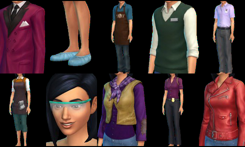 Mod Unlocked Cas Parts ~ Nathys Sims