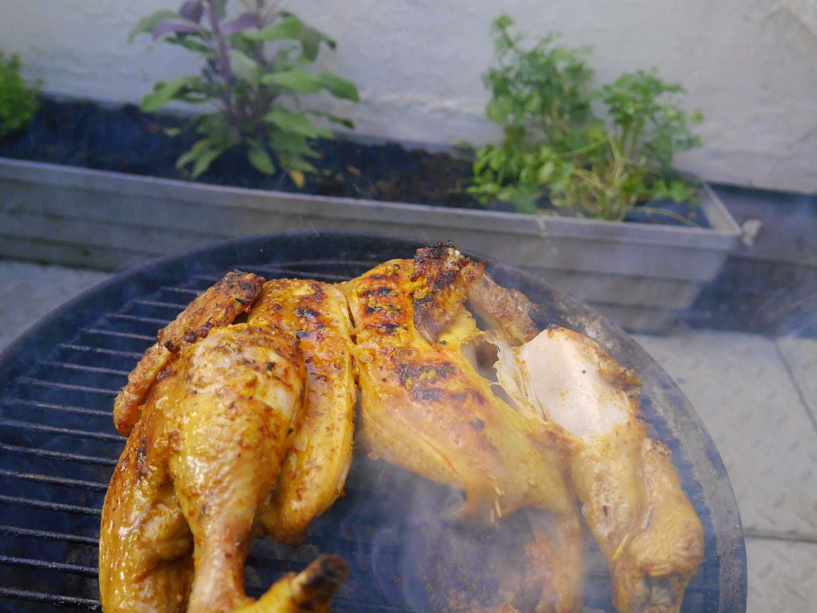 The Mocking Bird: Bindi BBQ'd Bird with Summerfied Indian Sides