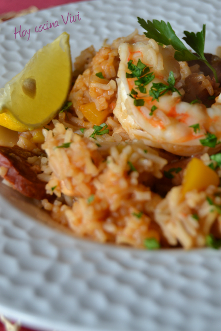 Hoy cocina Vivi: Jambalaya. Arroz criollo a la cazuela