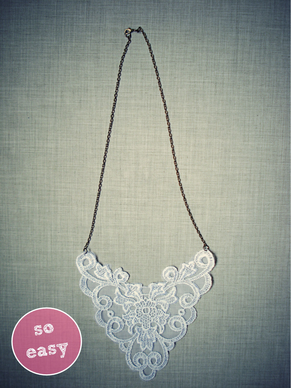 Frills and Thrills: Make Your Own Lace Necklace