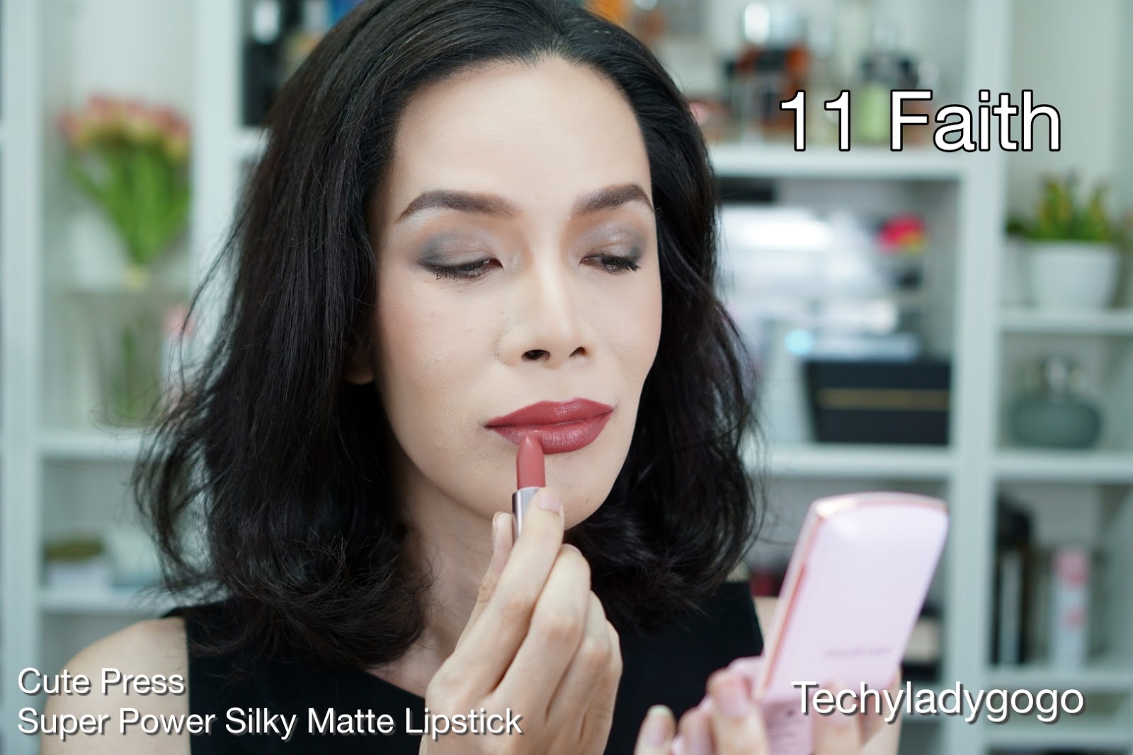 Cute Press SuperPower ลิปสติก 12 เฉดสีเนื้อ Silky Matte ปากเนียน สีชัด ...