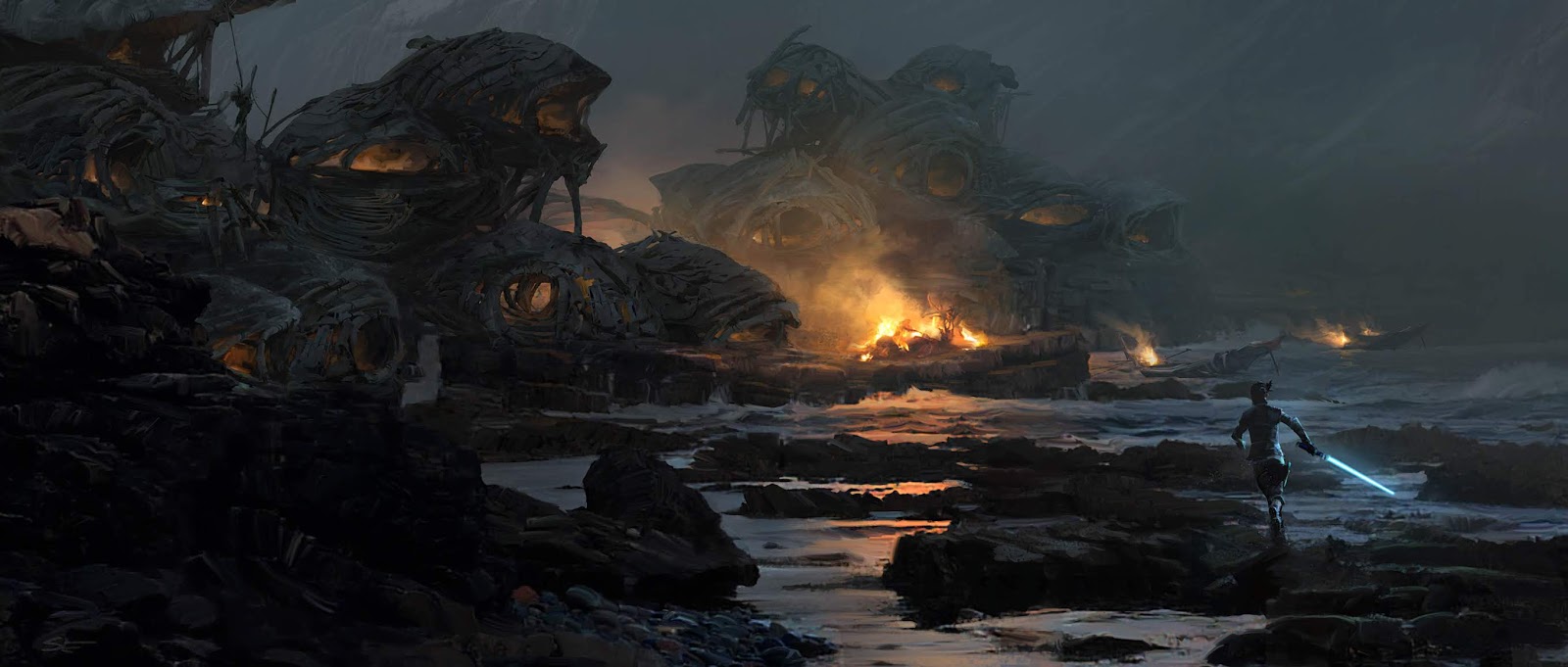 SETH ENGSTROM: Star Wars: The Last Jedi - Concept Artwork