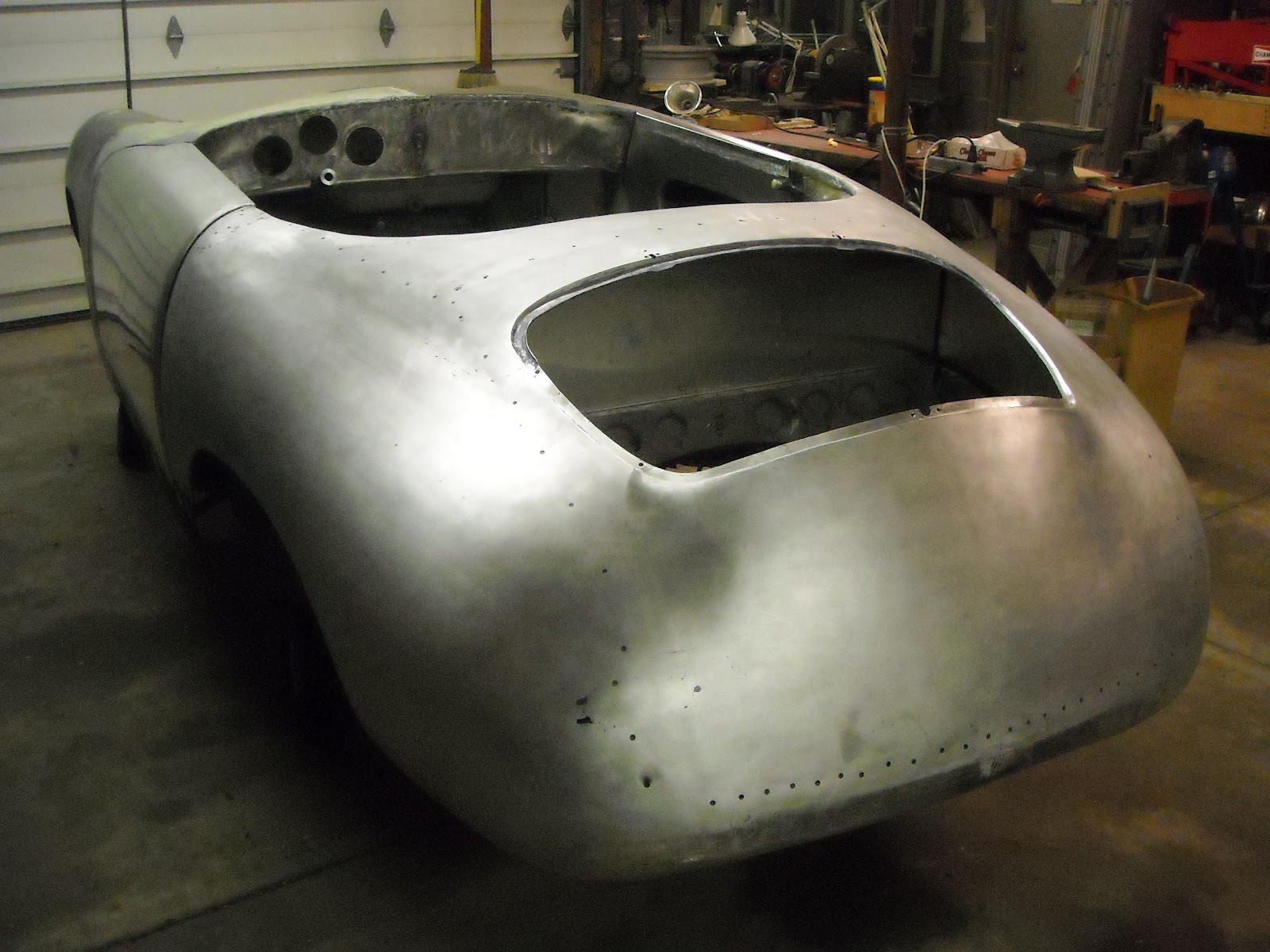 sculptrite: Aluminum Porsche 356 Panels that I made a while back