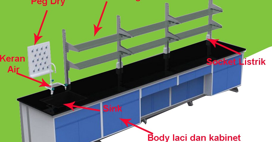 MEJA LABORATORIUM - FURNITURE LABORATORIUM: Meja lab - Wall Bench ...