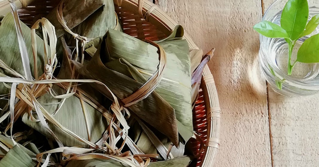 Grace's Blog 欣语心情: 碱水粽 Alkaline Rice Dumplings (Kee Chang)