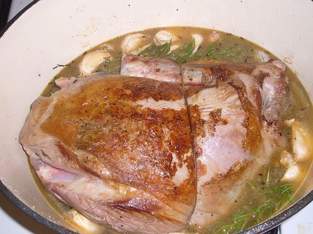 Kitchen Sink Diaries: Braised Leg of Lamb
