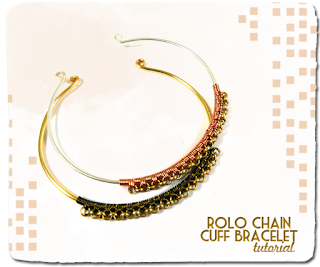 shiny little things: A new Tutorial - Rolo Chain Bracelet