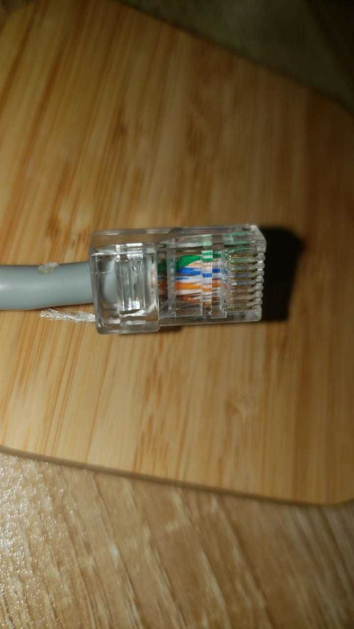 1. Construcción y prueba de un cable UTP.