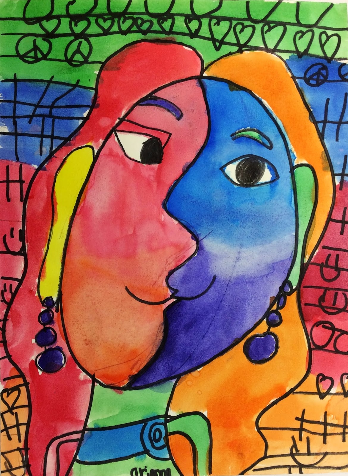 Mrs. Smith's Creatvity Lab : 4th Grade - Unit 1 - Picasso Inspired ...