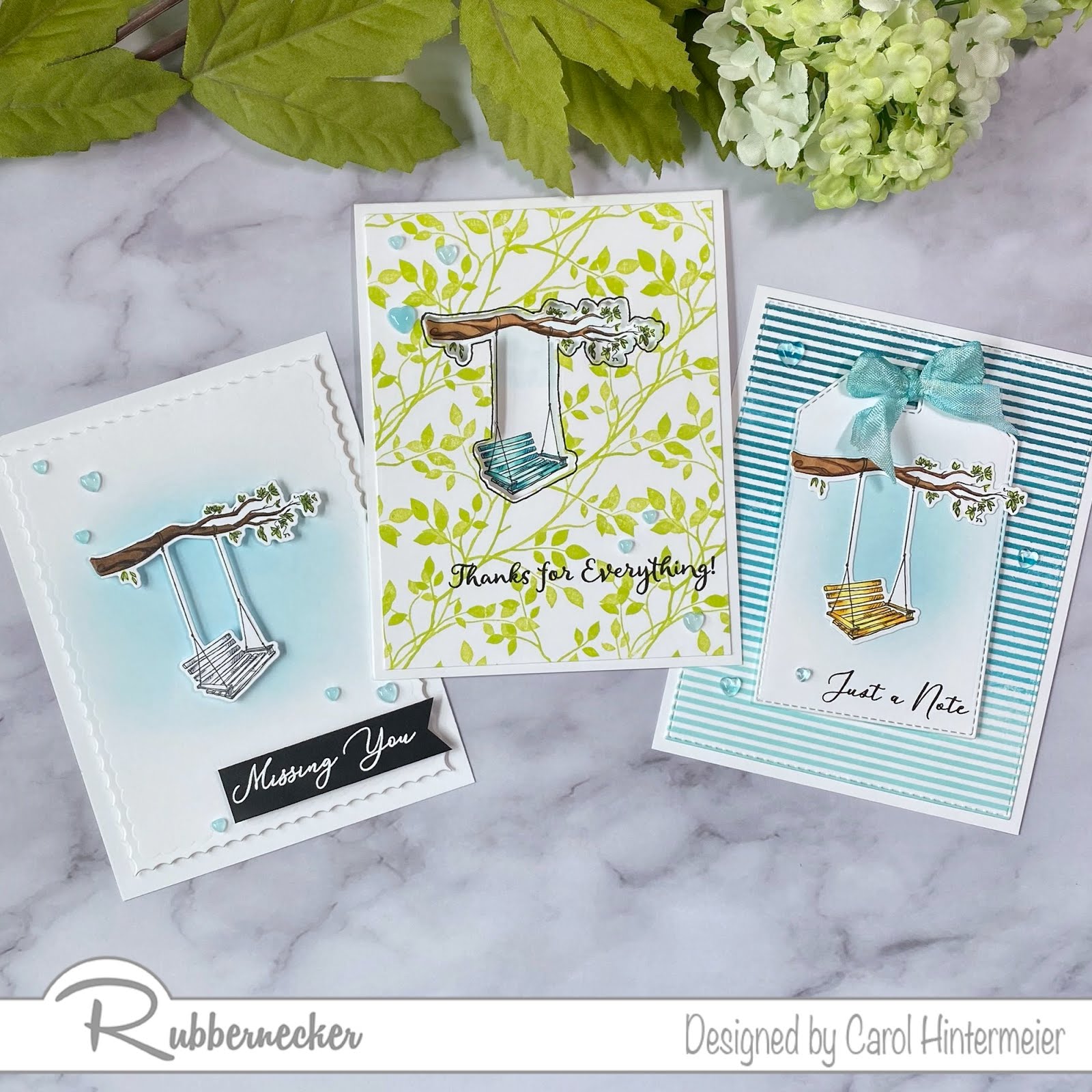 Crafting By Carol: One Sweet Stamp, Three Ways | Rubbernecker Stamps