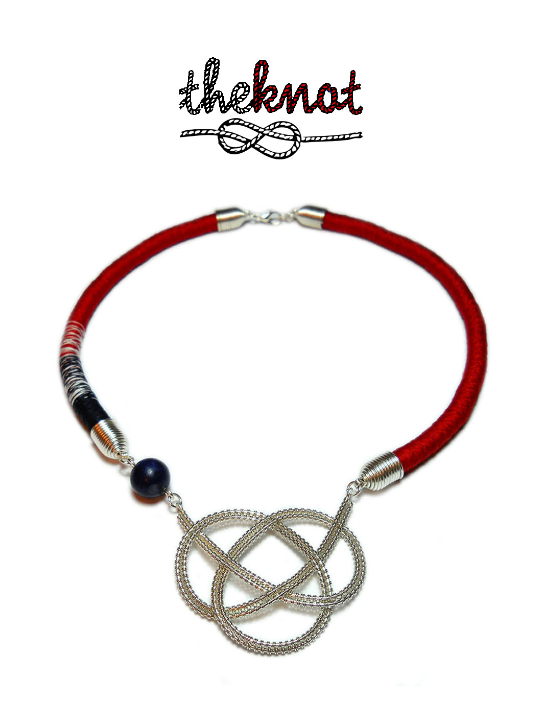 Andreea Bololoi Jewelry: Colier Knot no.2