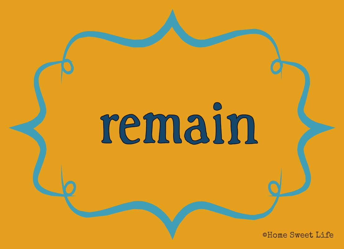 Home Sweet Life: Remain