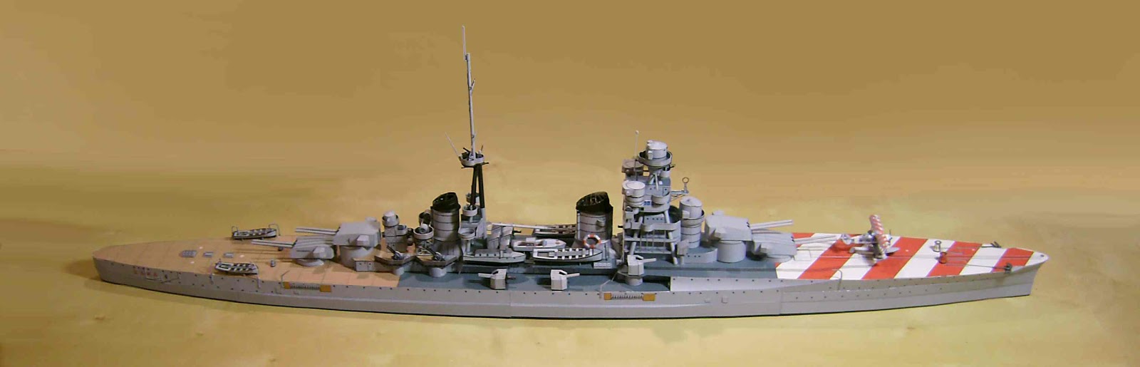 Battleships Zara Papercraft, Italian cruiser | Papercraft Free Download ...