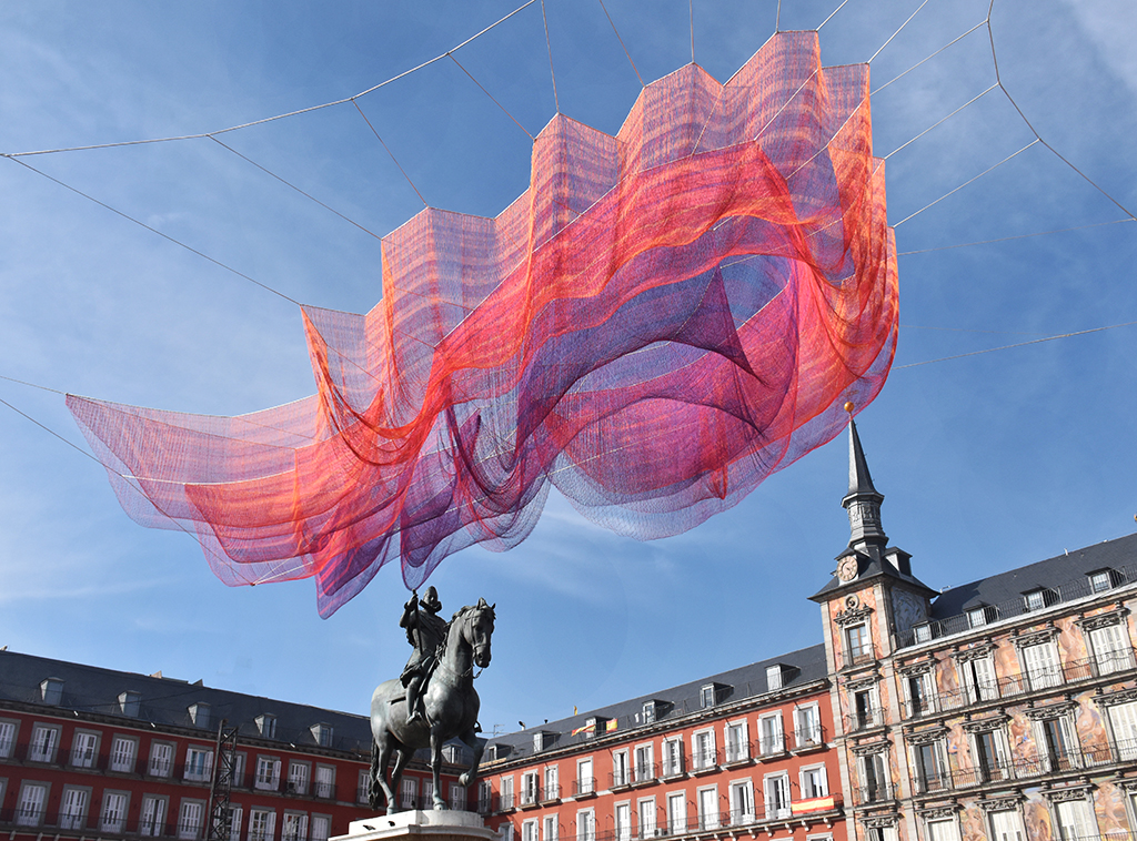 France and Beyond: floating sculpture
