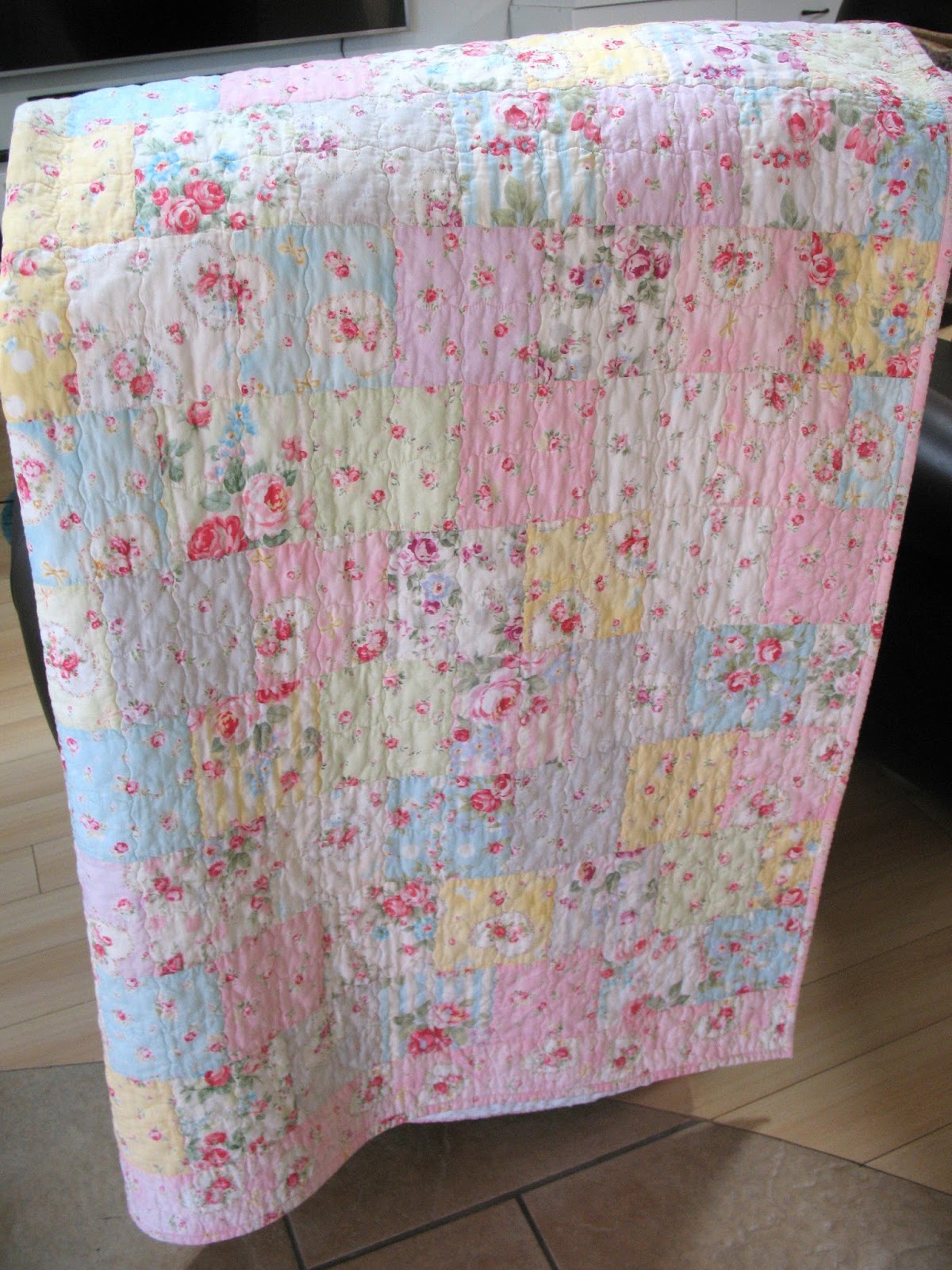 Ye Olde Sweatshop: Princess Rose Charm Pack Quilt (#66)