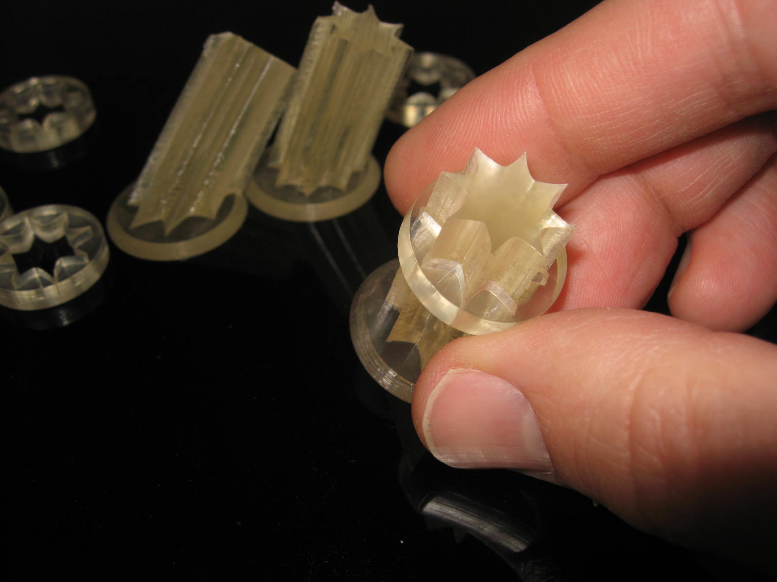 My SD300 3D Printer: Star-shaped verification model