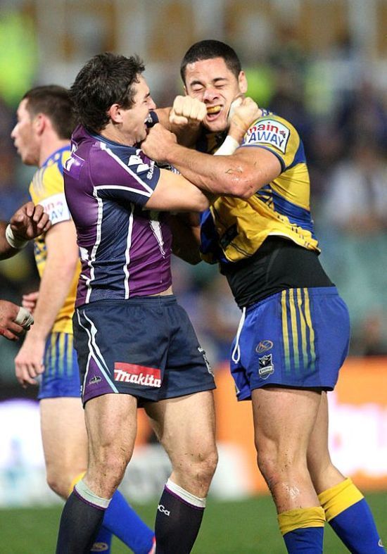 Footy shorts fun: FIGHT! FIGHT! FIGHT!