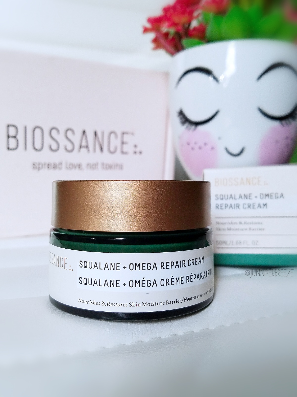 BIOSSANCE Squalene + Omega Repair Cream | Love Life & Positive Vibes