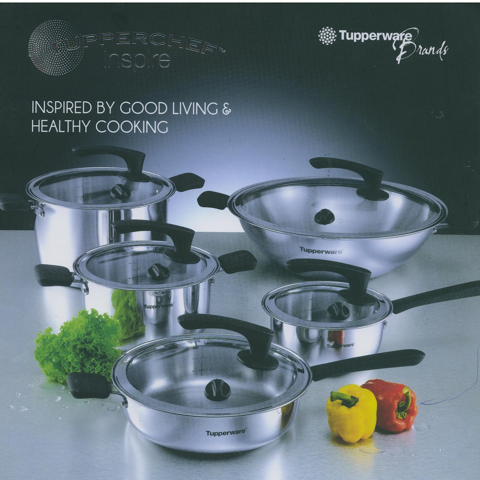 TUPPERWARE DUNGUN: Launching Set Periuk Terbaru : TUPPERCHEF INSPIRE