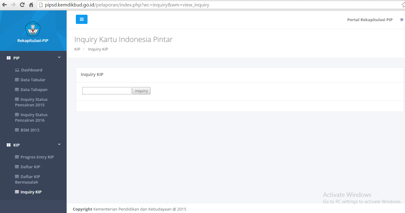 Cara Mengecek Nomor KIP - panduandapodik.id