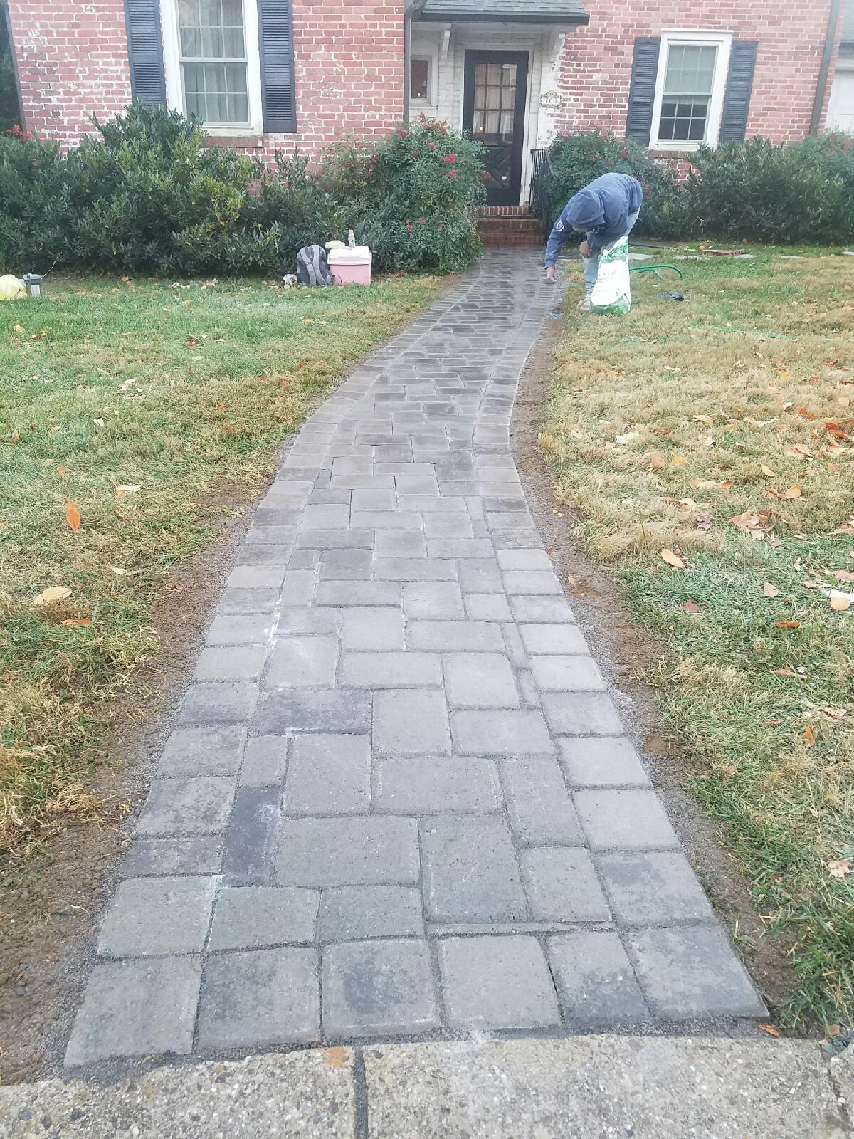 Custom Stoneworks & Design Inc.: New paver walkway in Roland Park Baltimore