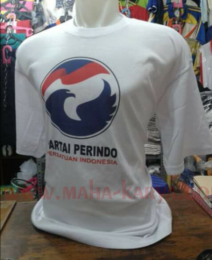 ATRIBUT PARTAI PERINDO / KEMEJA / KAOS / BENDERA / PIN PERINDO Maha ...