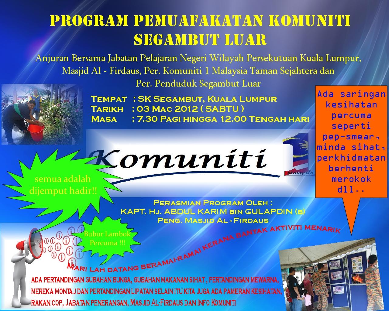Program Pemuafakatan komuniti Segambut Luar ~ SEK KEB SEGAMBUT, KUALA ...