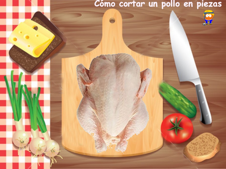 Blog de palma2mex : Cómo cortar un pollo en piezas