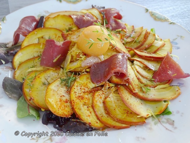 Cuisine en folie: Oronges ou Amanites de césar en carpaccio, magret ...