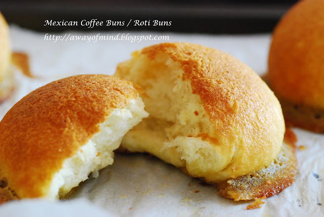 Awayofmind Bakery House: Mexican Coffee Buns / Roti Buns 墨西哥咖啡面包