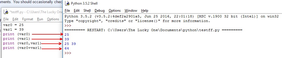 Introduction To Python: เริ่มเขียนภาษา Python : ประกาศตัวแปรและ การแสดง ...