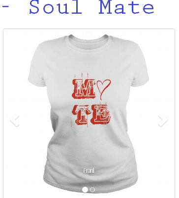 Soul mate - Couple Shirts Design 01