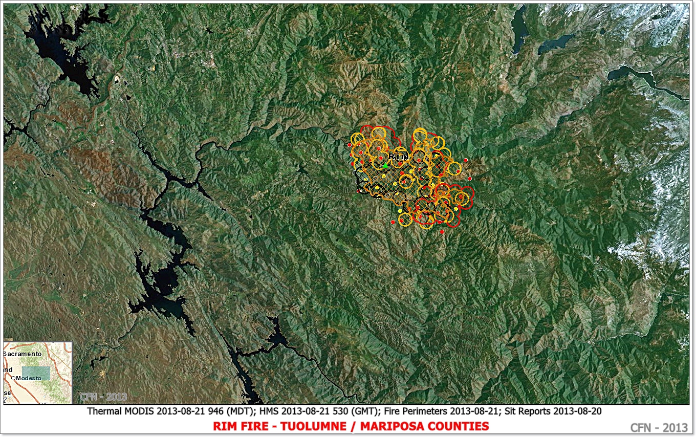 CFN - CALIFORNIA FIRE NEWS - CAL FIRE NEWS : CA-STF-Rim Fire, Tuolumne ...
