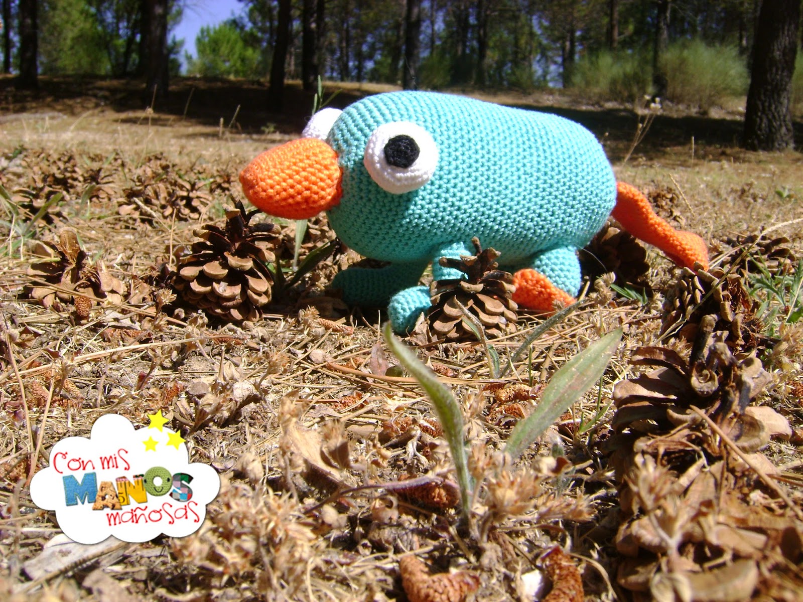 Con mis Manos Mañosas: Amigurumi. Perry, el ornitorrinco
