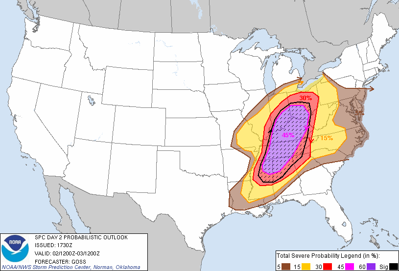 The Original Weather Blog: Widespread Severe Thunderstorm and Tornado ...