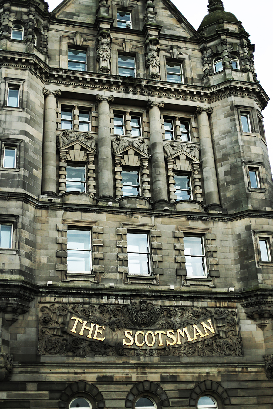 Arriving in Edinburgh: The Scotsman Hotel — Posh, Broke, & Bored