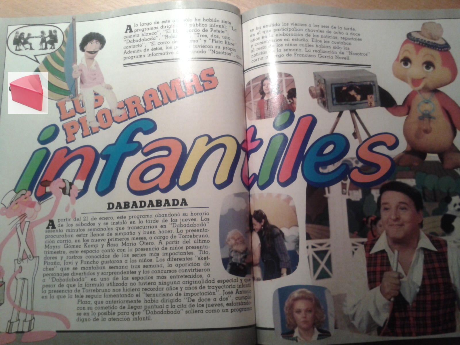 La ficha rosa del trivial: La televisión del año 1982