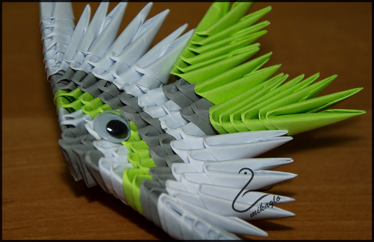 Origami 3d - mikaglo: 111. Tęczowe rybki origami 3d tutorial / Colorful ...