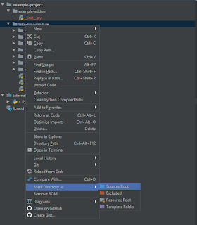 Create a Blender Add-on project with PyCharm | Saaratrix's blog