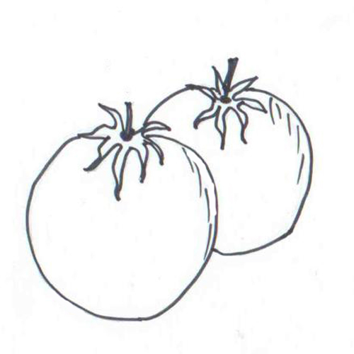 Jocuri pentru copii mari şi mici: Legume de colorat