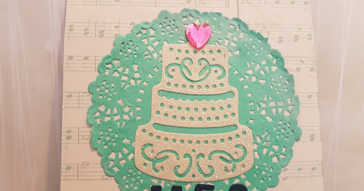 52 Weeks of Crafting: Project 408: A musical die cut wedding card
