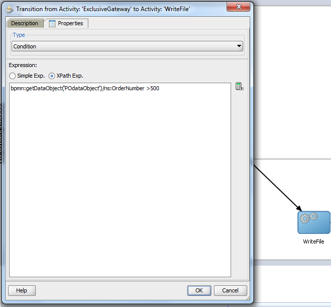 Learning SOA: Working with Multiple roles -Exclusive gateway